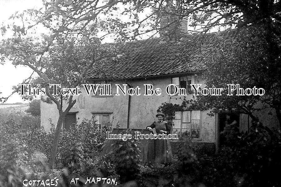 NF 1455 - Cottages At Hapton, Norfolk – JB Archive