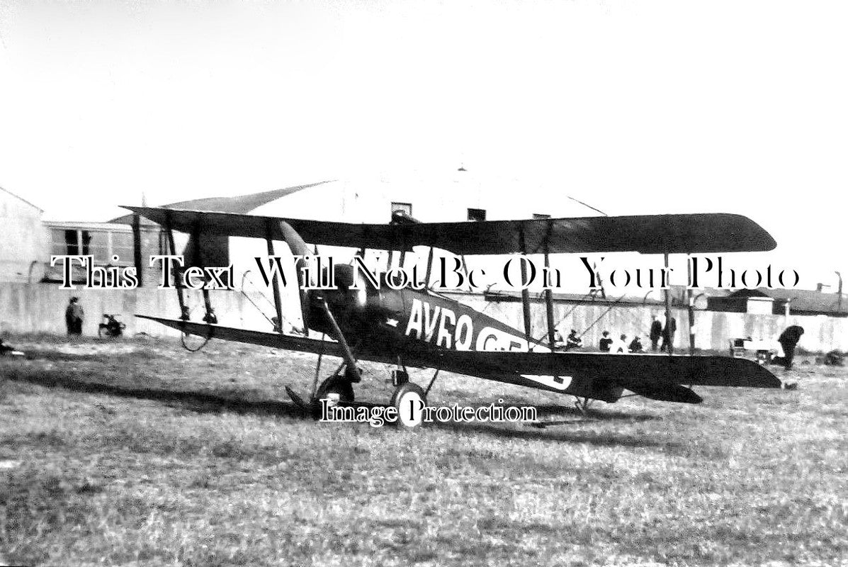 NF 1764 - Avro Biplane, South Denes Airfield, Great Yarmouth, Norfolk ...