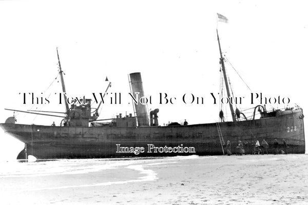 NF 1886 - Trawler Corcyra Shipwreck, Bacton, Norfolk – JB Archive