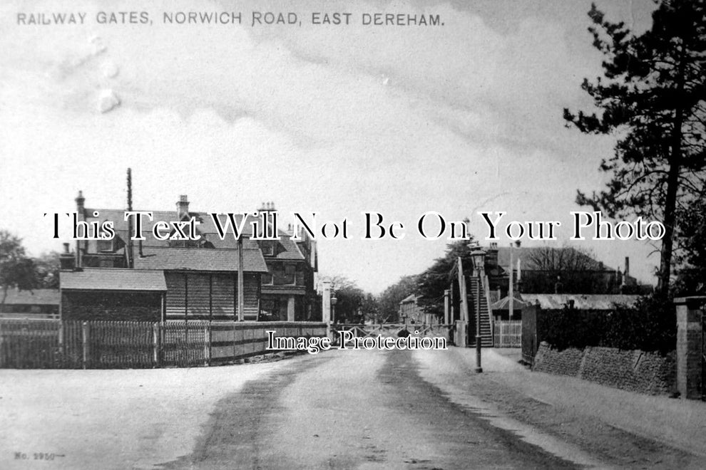 NF 479 - Railway Gates, Norwich Road, East Dereham, Norfolk c1916 – JB ...
