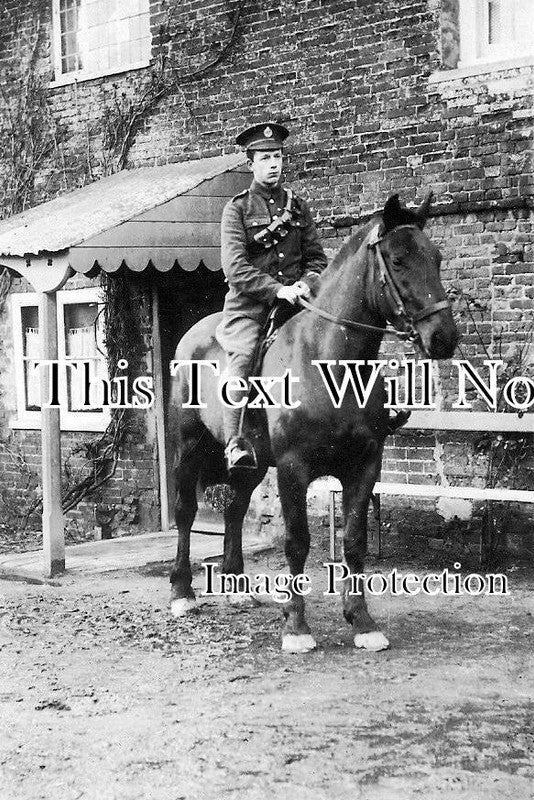 NF 636 - Soldier At Bell Inn, St Olaves, Norfolk – JB Archive