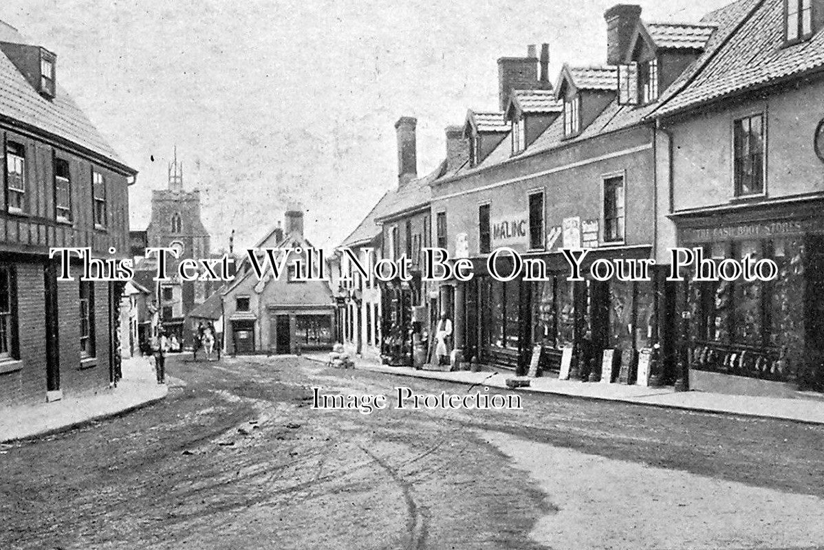 NF 760 - Crown Street, Diss, Norfolk c1905 – JB Archive