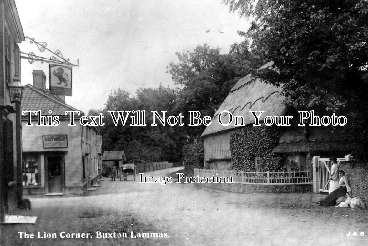 NF 799 - The Lion Corner, Buxton Lammas, Norfolk – JB Archive
