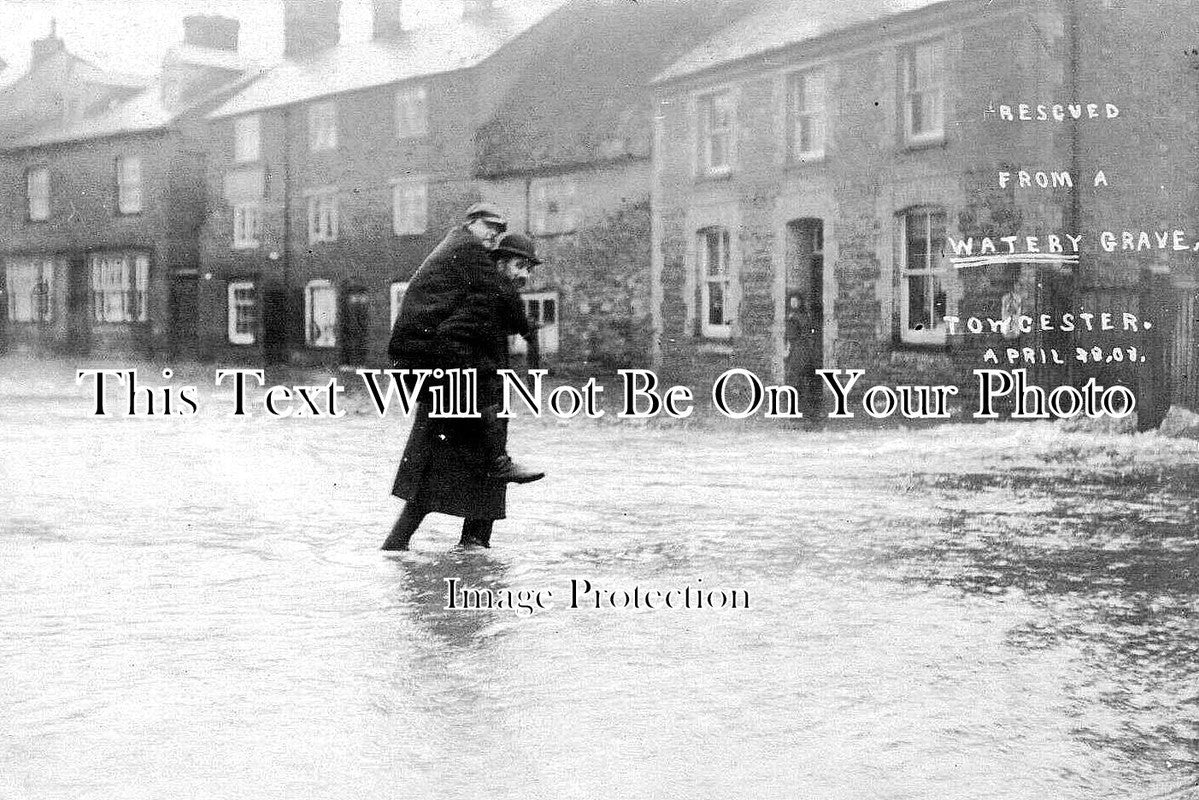 NH 1099 - Towcester Floods, Northamptonshire 1901 – JB Archive