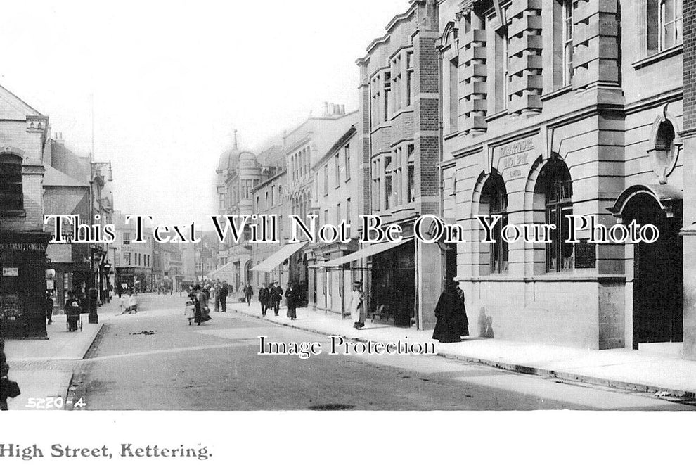NH 1881 - High Street, Kettering, Northamptonshire – JB Archive