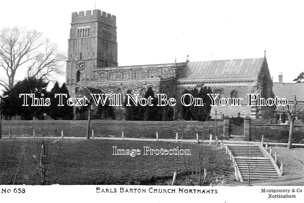 NH 1908 - Earls Barton Church, Northamptonshire – JB Archive