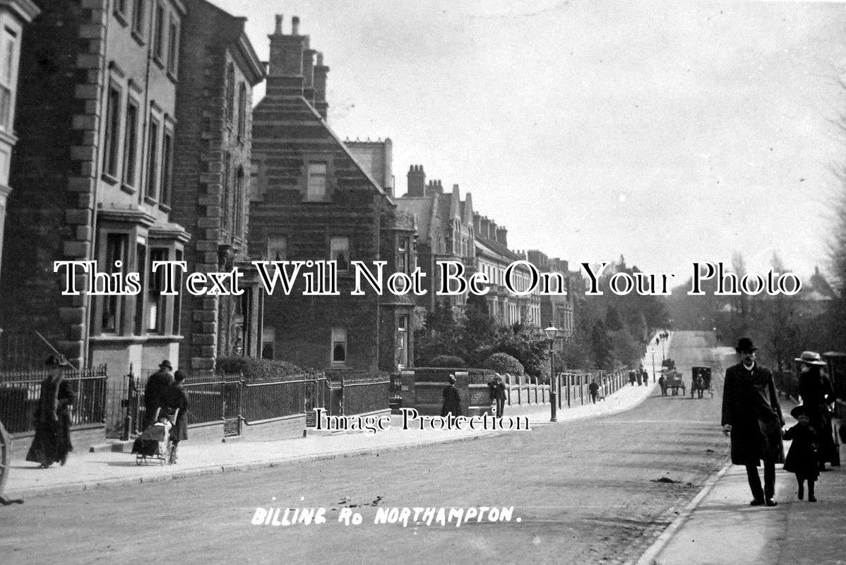 NH 25 - Billing Road, Northampton, Northamptonshire c1913 – JB Archive
