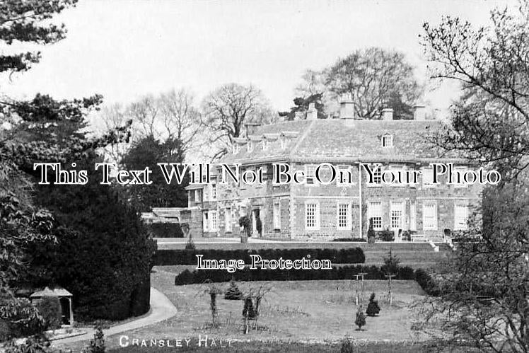 NH 334 - Cransley Hall, Kettering, Northampton, Northamptonshire c1915 ...