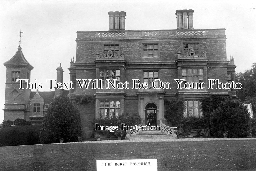 NH 417 - The Bury, Pavenham, Northamptonshire c1914 – JB Archive