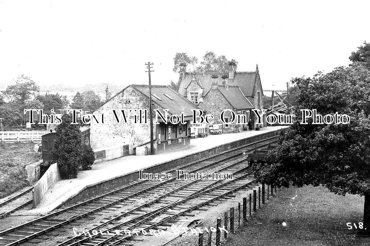 NO 1019 - Chollerford Railway Station, Hexham, Northumberland c1919 ...