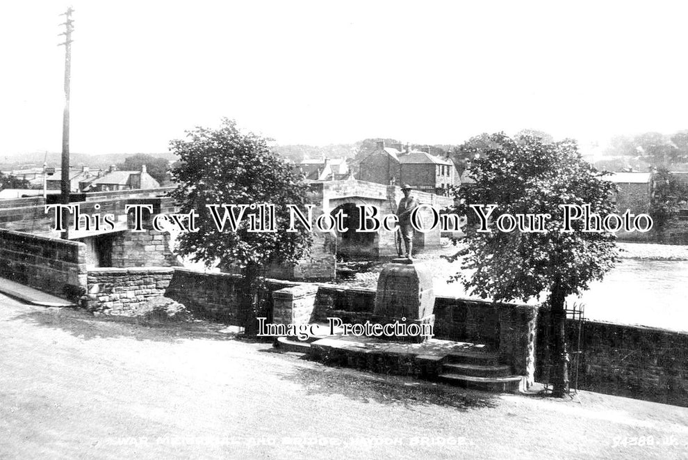 NO 1074 - War Memorial & Bridge, Haydon Bridge, Northumberland – JB Archive