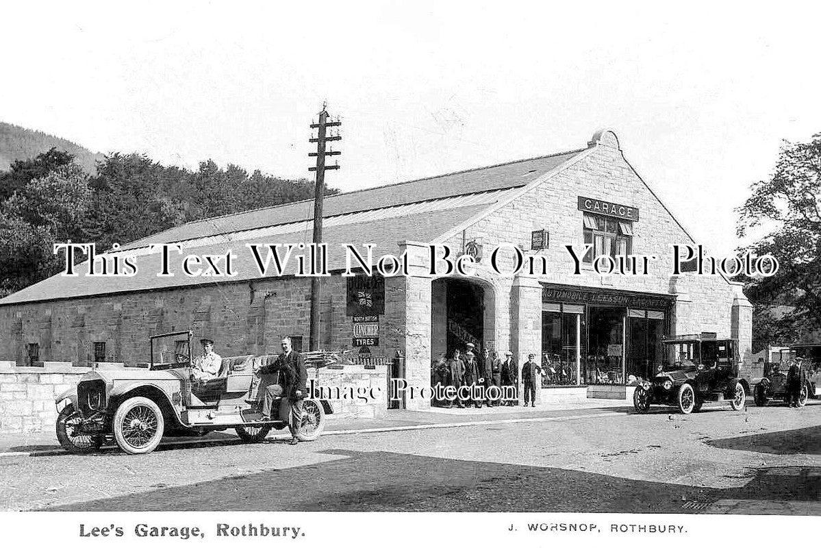 NO 1511 - Lees Garage, Rothbury, Northumberland – JB Archive