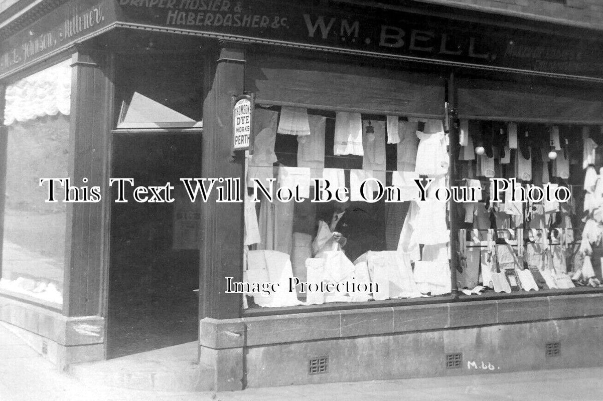NO 1806 - Bell Draper Shop, Gosforth, Northumberland c1912 – JB Archive