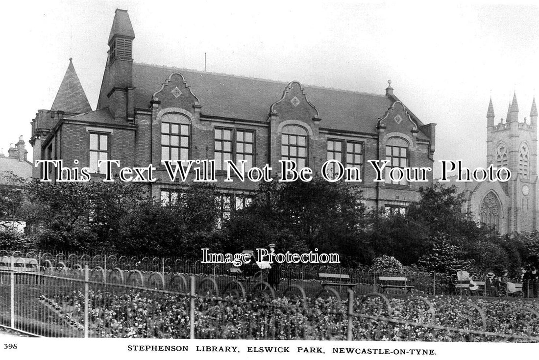 NO 1832 - Stephenson Library, Elswick Park, Newcastle On Tyne – JB Archive