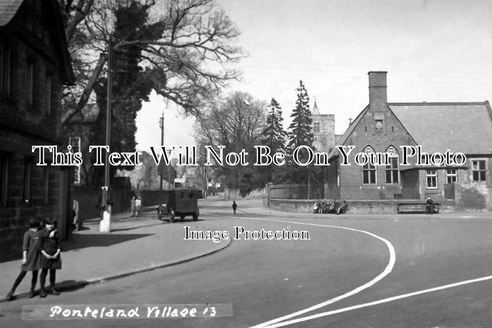 NO 188 - Ponteland Village, Northumberland c1923 – JB Archive