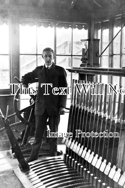 NO 1882 - Morpeth Railway Station Signal Box, Northumberland c1914 – JB ...