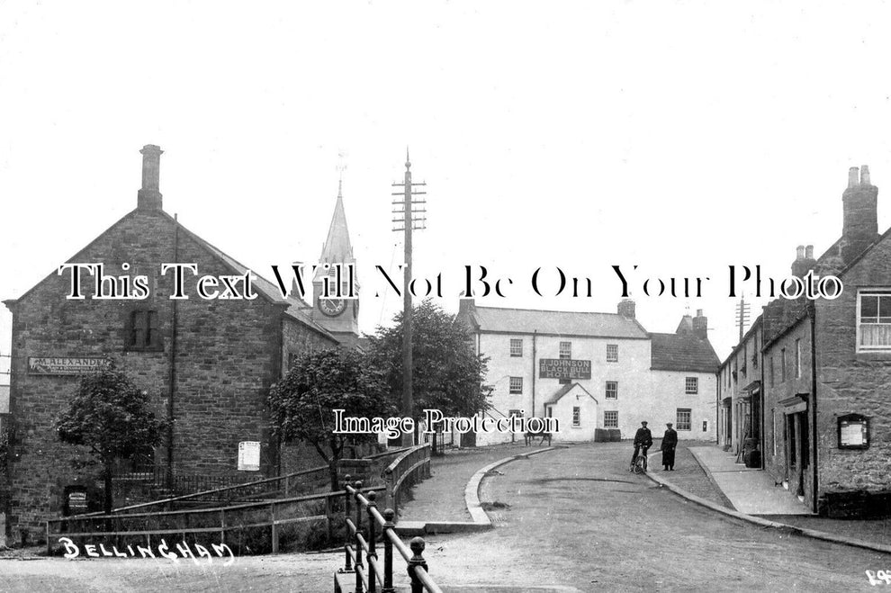 NO 1904 - Black Bull Hotel, Bellingham, Hexham, Northumberland c1915 ...