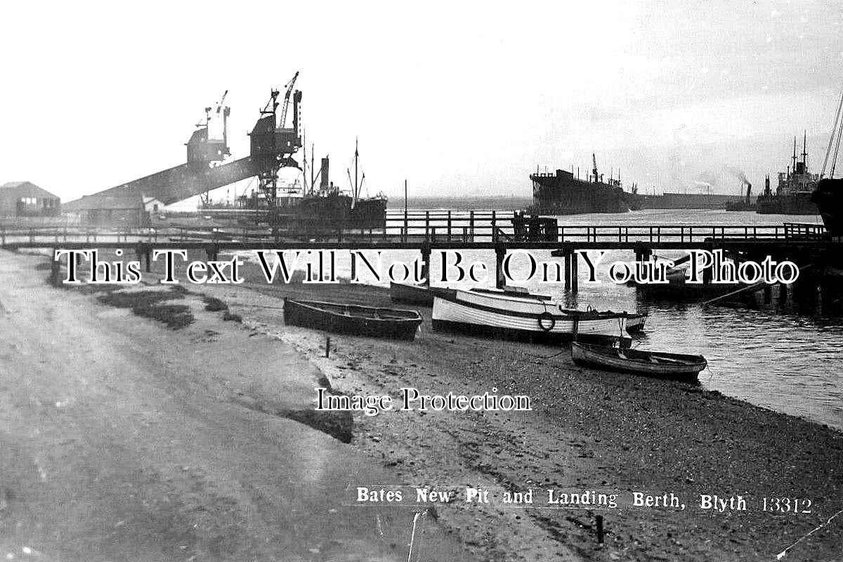 NO 1954 - Bates New Pit & Landing Berth, Blyth, Northumberland – JB Archive