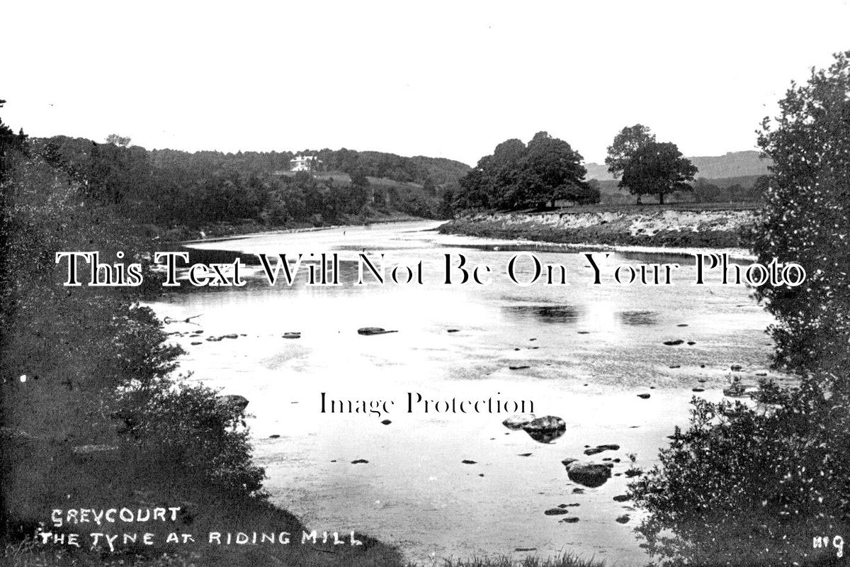 NO 2189 - Greycourt, The Tyne At Riding Mill, Northumberland – JB Archive