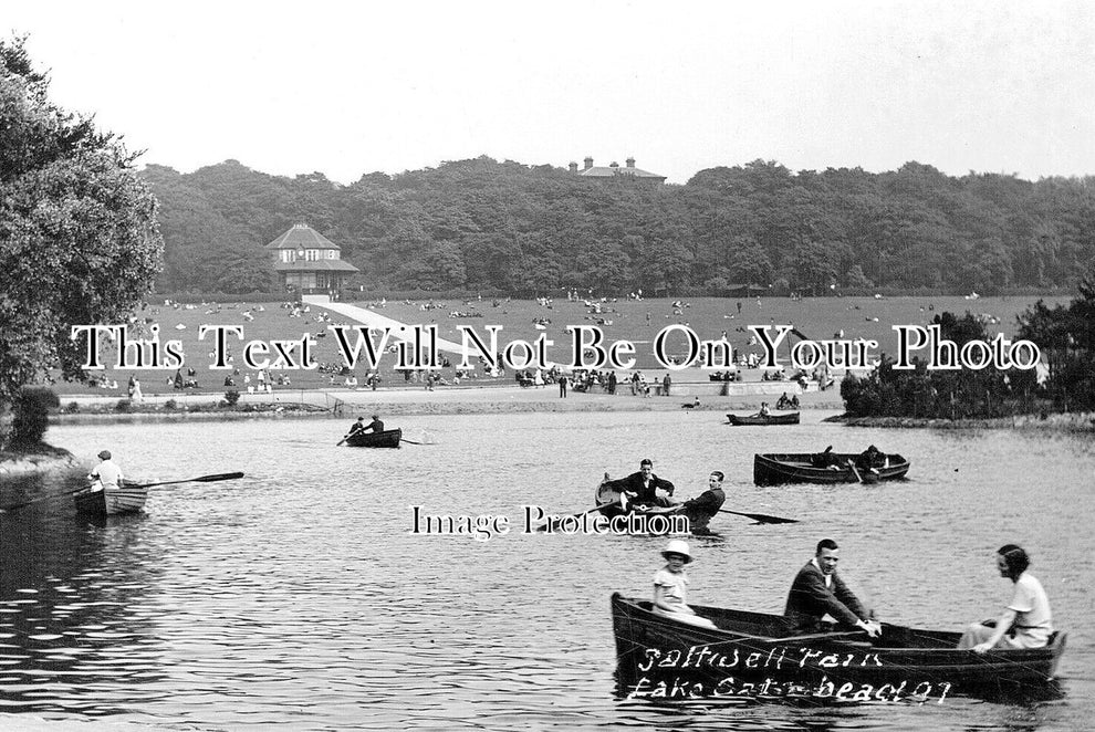 NO 2554 - Saltwell Park, Lake Beach, Gateshead, Northumberland – JB Archive