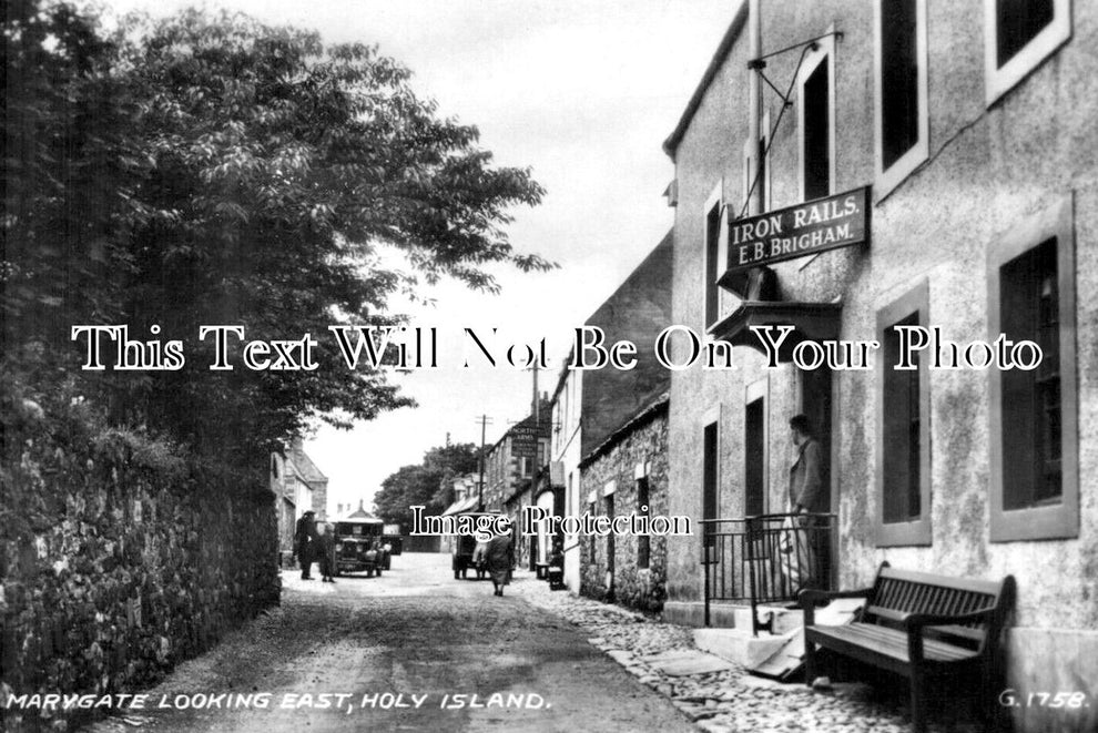 NO 2920 - Marygate Looking East, Holy Island, Northumberland – JB Archive