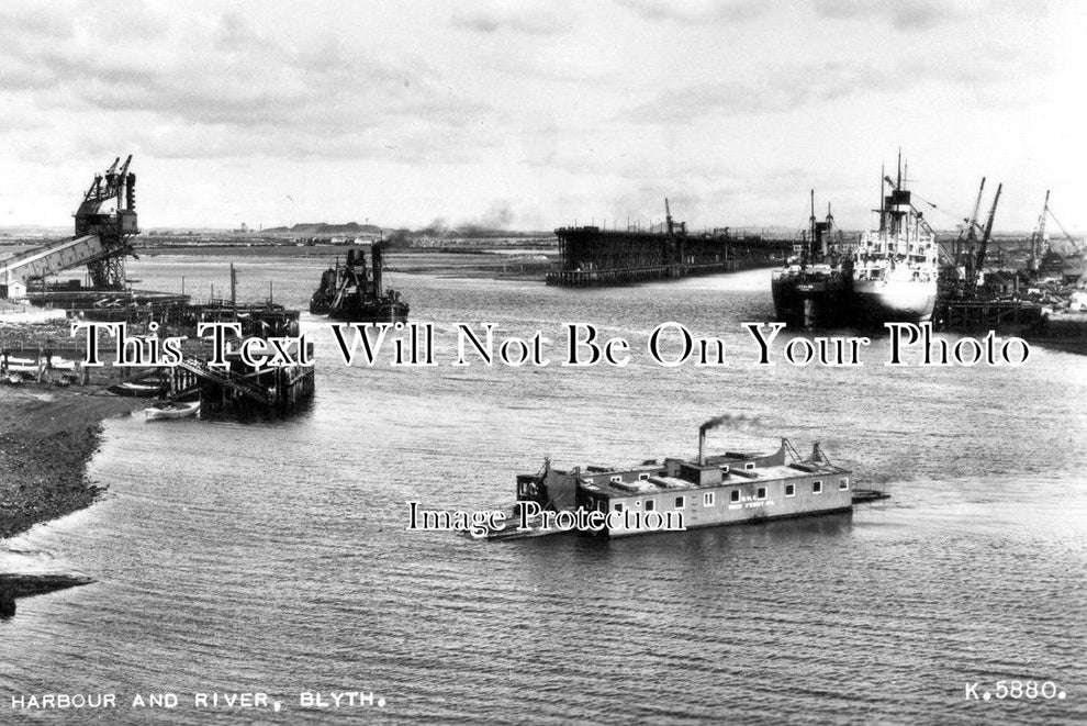 NO 385 - Harbour & River, Blyth, Northumberland – JB Archive