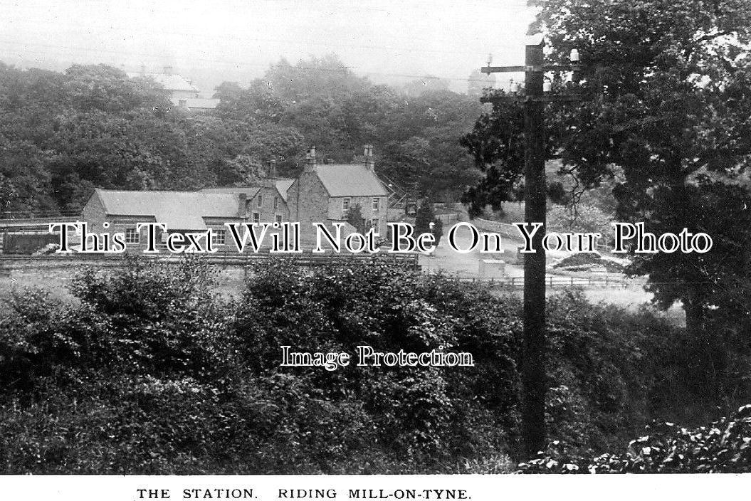 NO 415 - The Station, Riding Mill On Tyne, Northumberland c1913 – JB ...