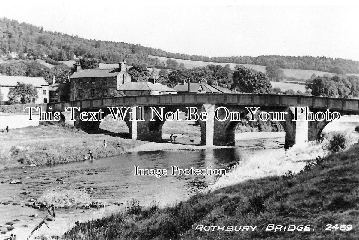 NO 459 - Rothbury Bridge, Northumberland – JB Archive