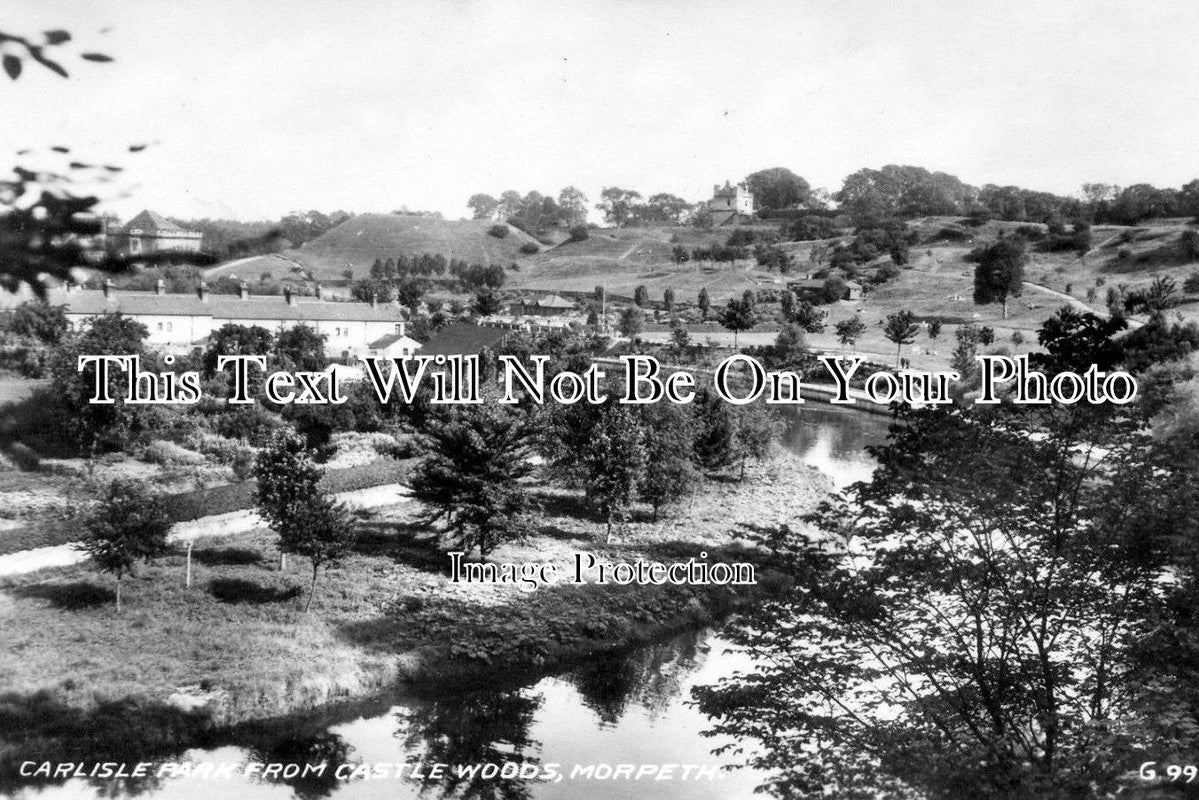 NO 524 - Carlisle Park From Castle Woods, Morpeth, Northumberland – JB ...