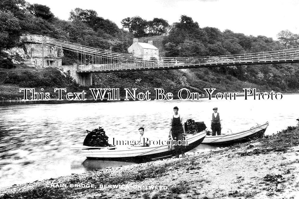 NO 760 - Chain Bridge, Berwick On Tweed, Northumberland – JB Archive
