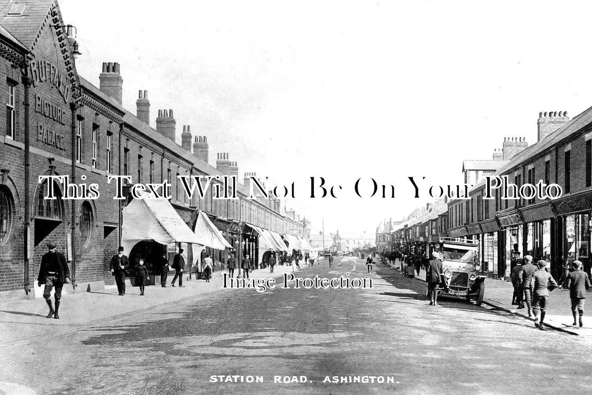 NO 830 - Station Road, Ashington, Northumberland c1912 – JB Archive