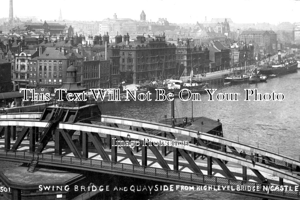 NO 847 - Newcastle Swing Bridge & Quay Side, Northumberland – JB Archive