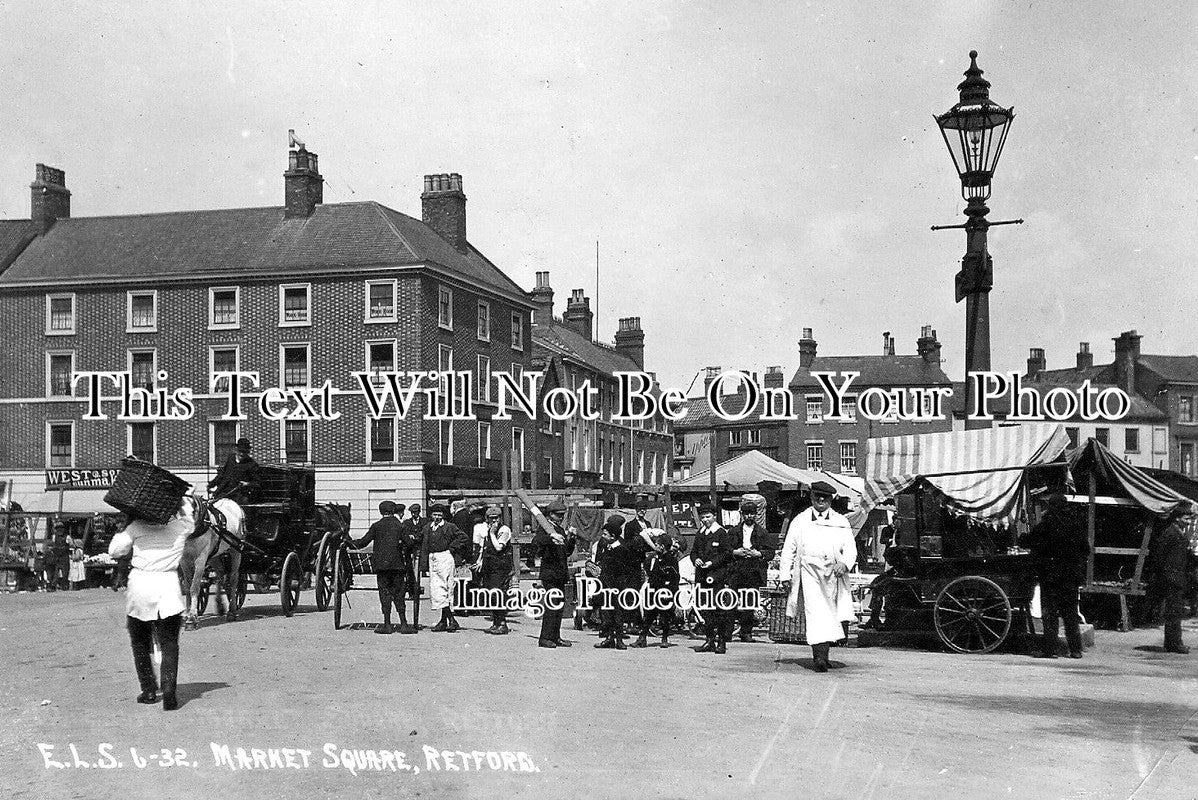 NT 1055 - Market Square, Retford, Nottinghamshire – JB Archive