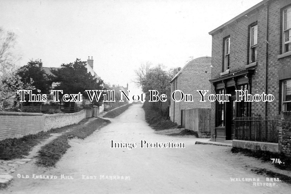 NT 1072 - Old England Hill, East Markham, Nottinghamshire c1907 – JB ...
