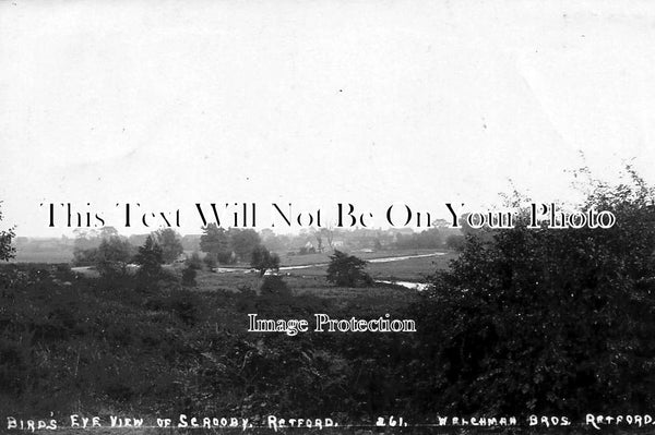 NT 117 - Birds Eye View Of Scrooby, Nottinghamshire – JB Archive