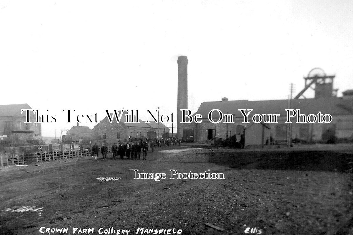 NT 1308 - Crown Farm Colliery, Mansfield, Nottinghamshire c1912 – JB ...