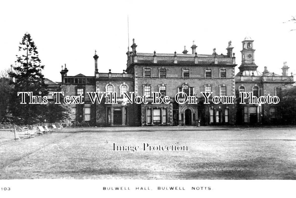 NT 1449 - Bulwell Hall, Bulwee, Nottinghamshire c1910 – JB Archive