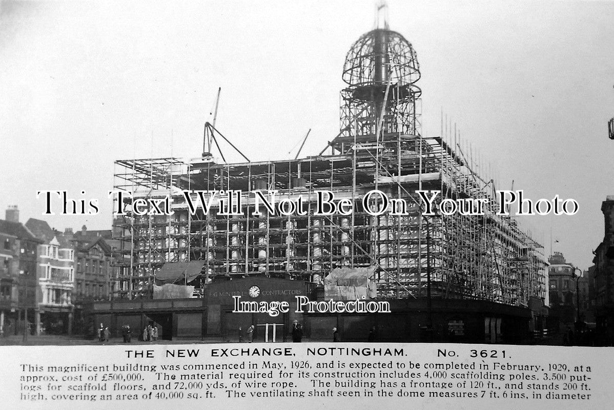 NT 148 - The New Exchange, Nottingham, Nottinghamshire c1928 – JB Archive