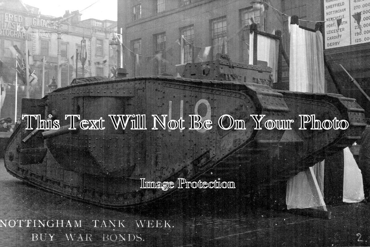 NT 167 - Nottingham Tank Week, Nottinghamshire WW1 Military – JB Archive