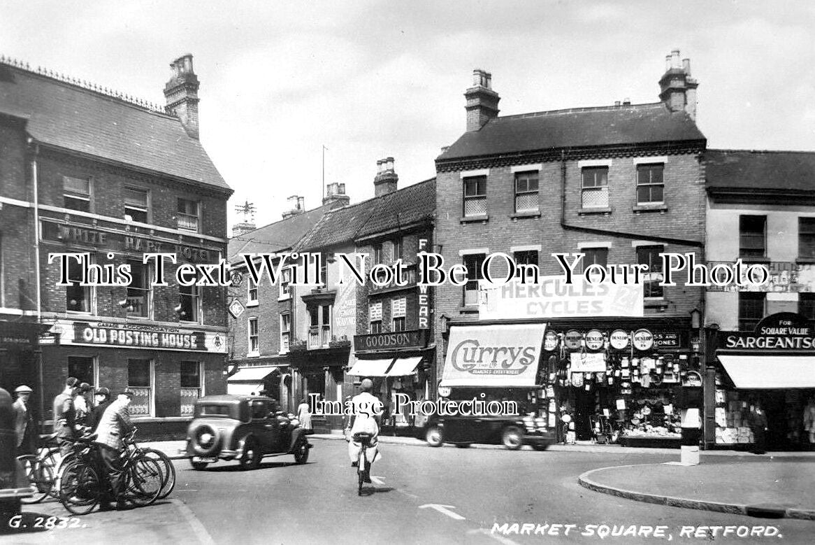 NT 1677 - Market Square, Retford, Nottinghamshire – JB Archive