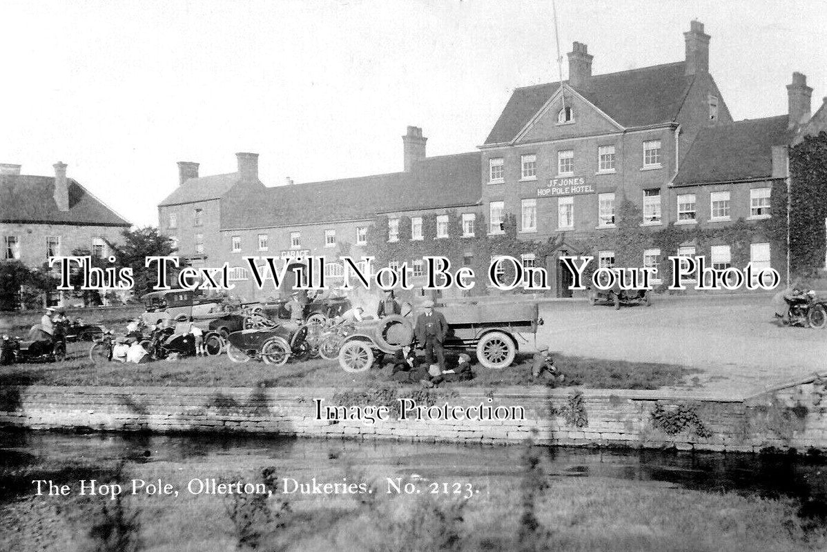 NT 1717 - The Hop Pole Hotel, Ollerton, Dukeries, Nottinghamshire c192 ...