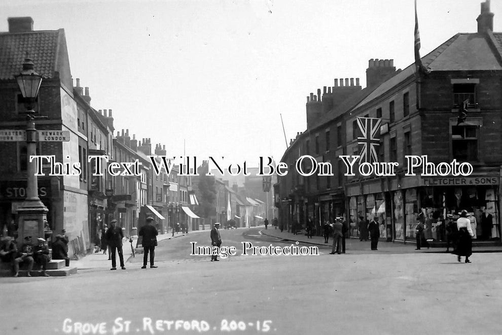 NT 172 - Grove Street, Retford, Nottinghamshire c1920 – JB Archive