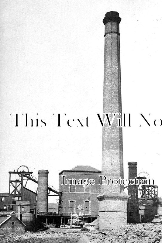 NT 1890 - Shireoaks Colliery Pit Head, Worksop, Nottinghamshire c1918 ...