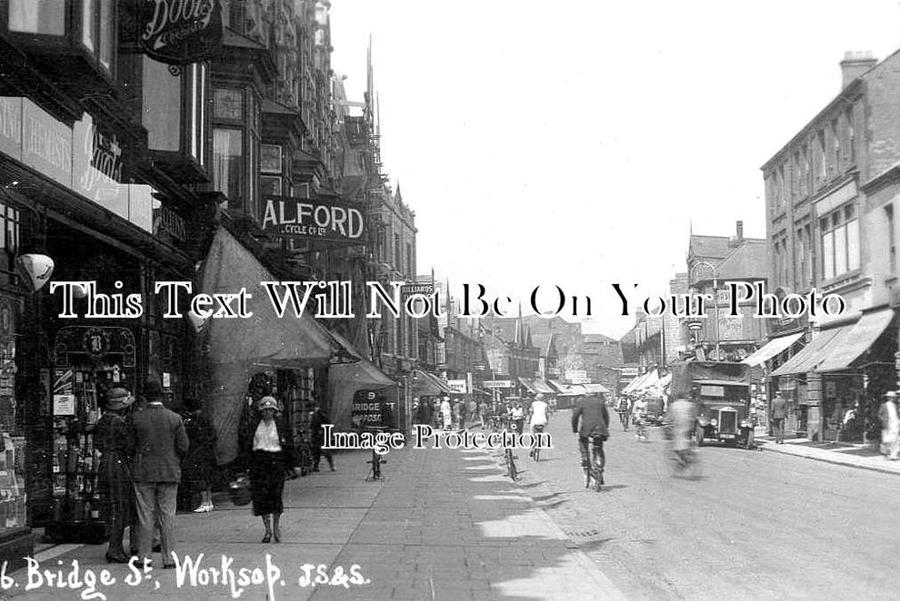 NT 1930 - Bridge Street, Worksop, Nottinghamshire – JB Archive