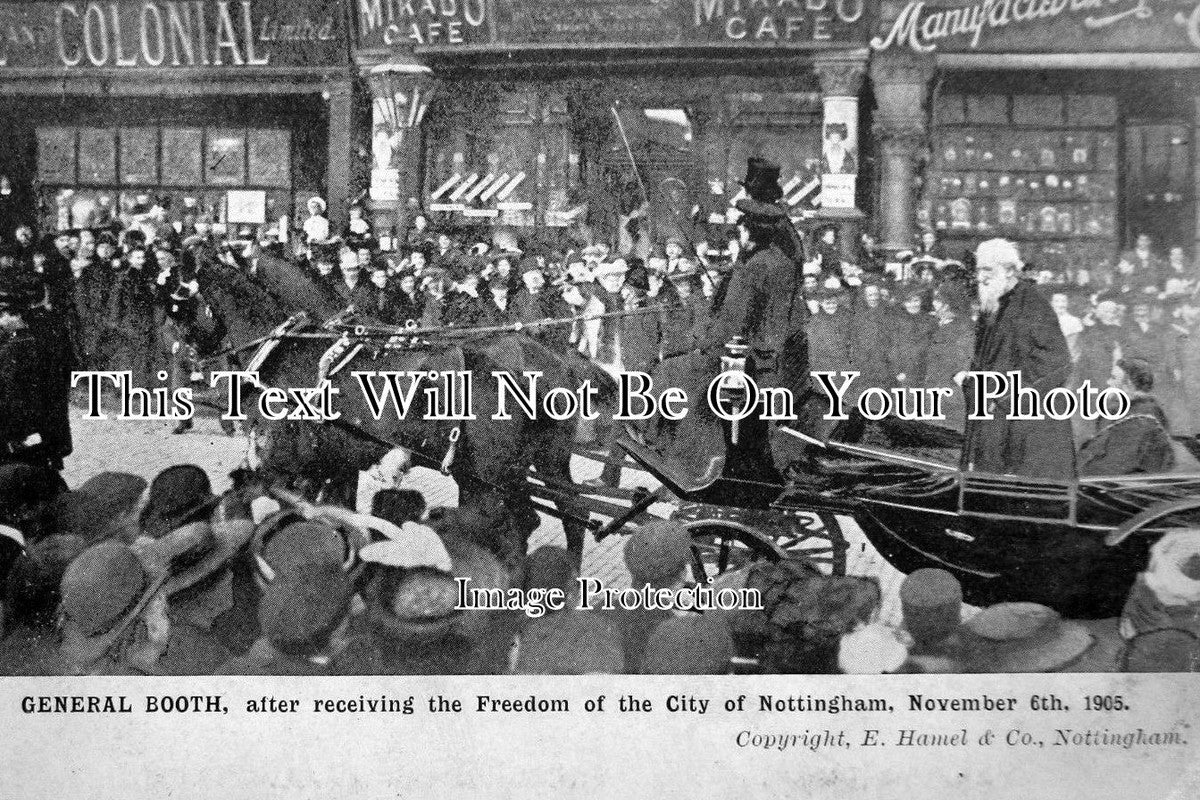 NT 194 - General Booth, Freedom Of The City, Nottingham, Nottinghamshi ...