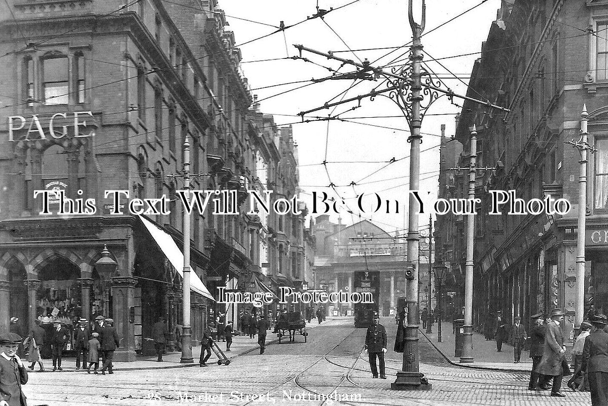 NT 1946 - Market Street, Nottingham, Nottinghamshire – JB Archive