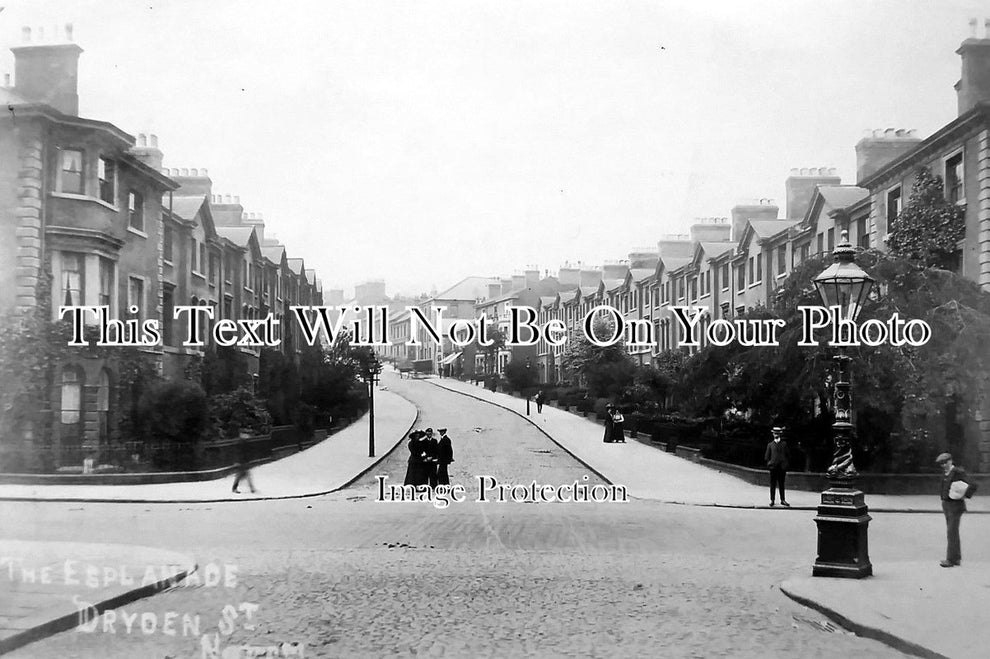 NT 233 - The Esplanade, Dryden Street, Nottingham, Nottinghamshire c19 ...