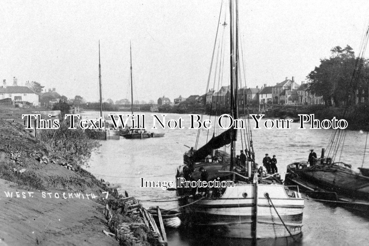 NT 257 - Barges At West Stockwith, Nottinghamshire – JB Archive