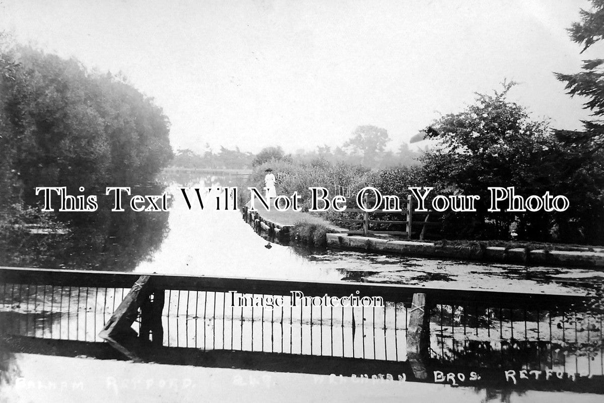 NT 413 - Canal, Bolham, Retford, Nottinghamshire c1907 – JB Archive
