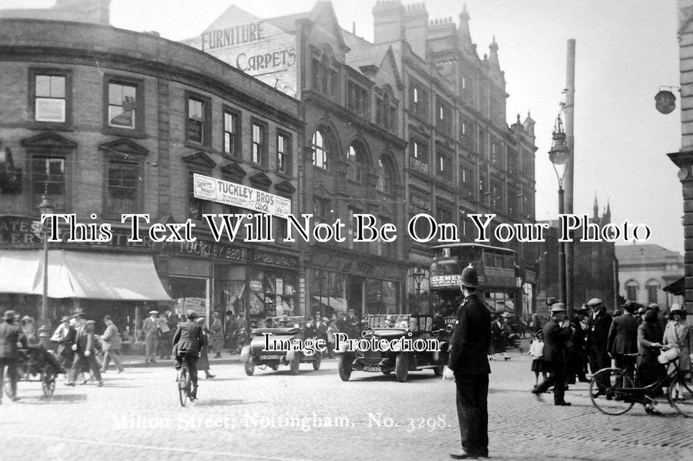 NT 499 - Milton Street, Nottingham, Nottinghamshire c1924 – JB Archive